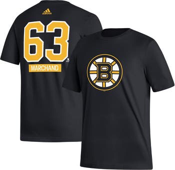 adidas Men's adidas Brad Marchand Black Boston Bruins Fresh Name ...