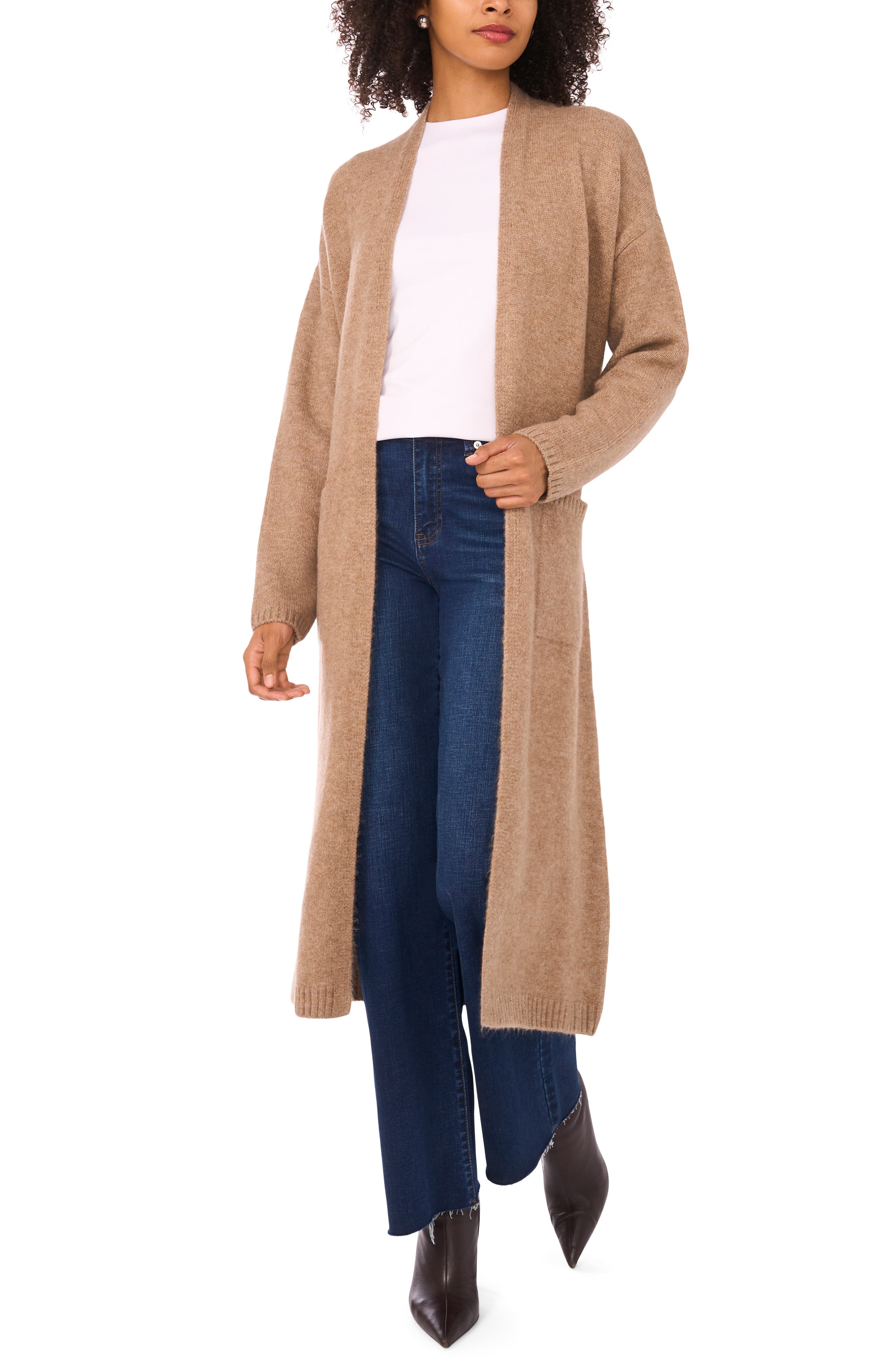 Halogen® Tie Waist Longline Cardigan | Nordstromrack