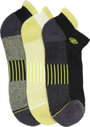 Z by Zella Move Tab Collar Low Cut Socks - Pack of 3 | Nordstromrack