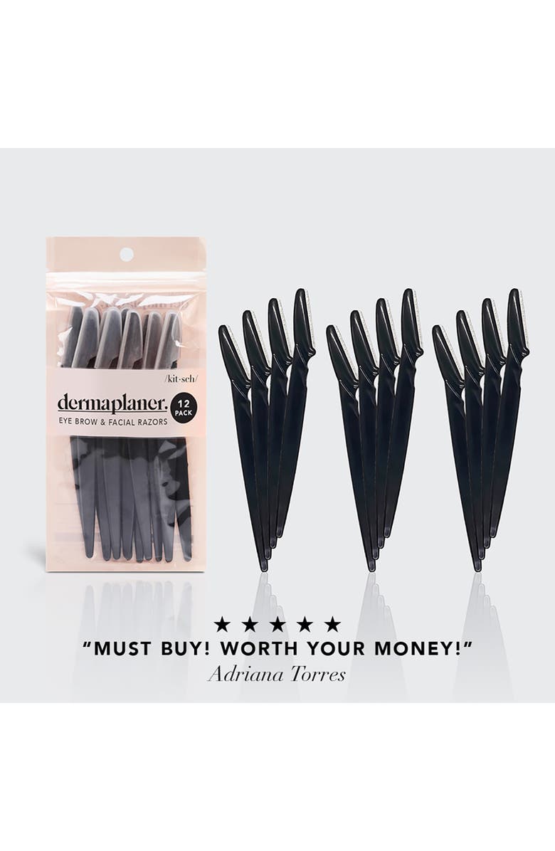 Kitsch Dermaplaners 12-Pack Eyebrow & Facial Razors | Nordstromrack