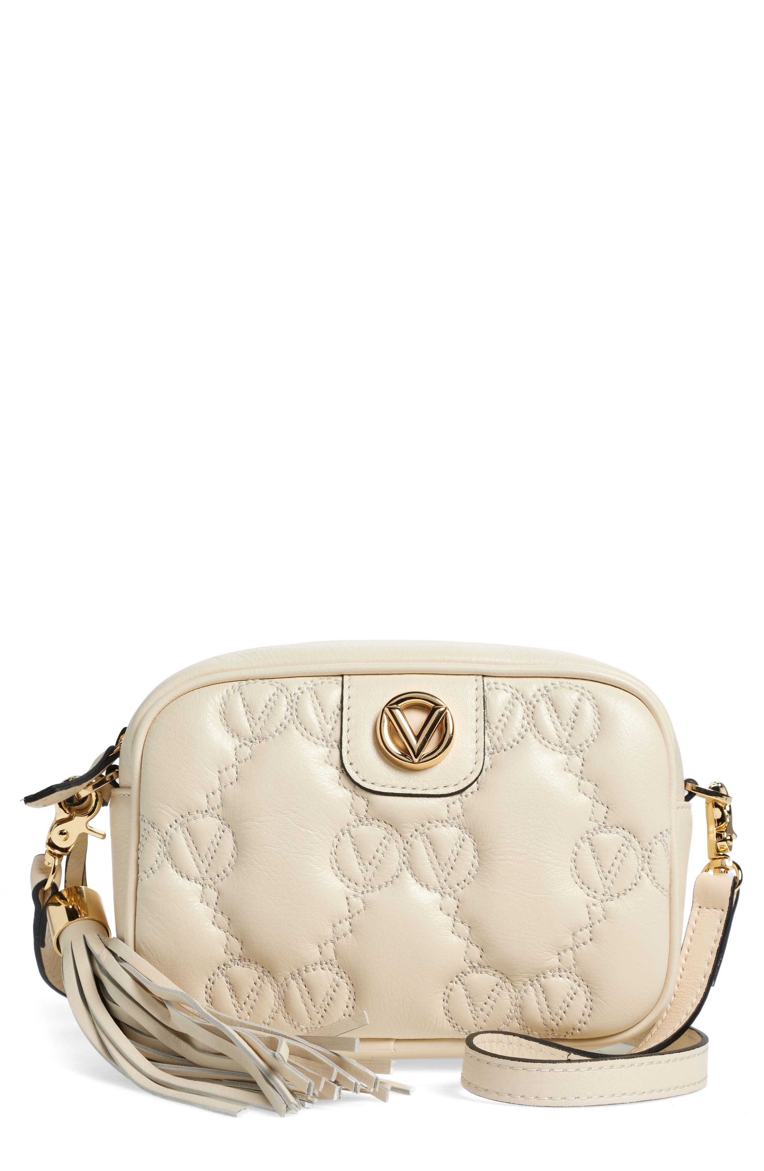 VALENTINO BY MARIO VALENTINO Amel Monogram Quilt Leather Crossbody Bag ...