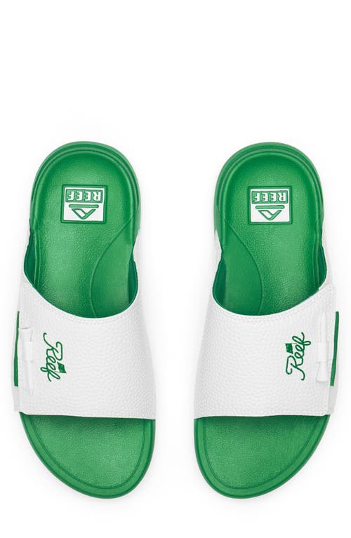 Reef Cruiser Mulligan Slide Sandal In Green | ModeSens