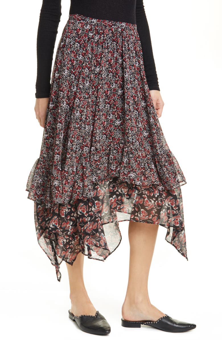 Free People Zuma Drippy Ruffle Skirt | Nordstromrack