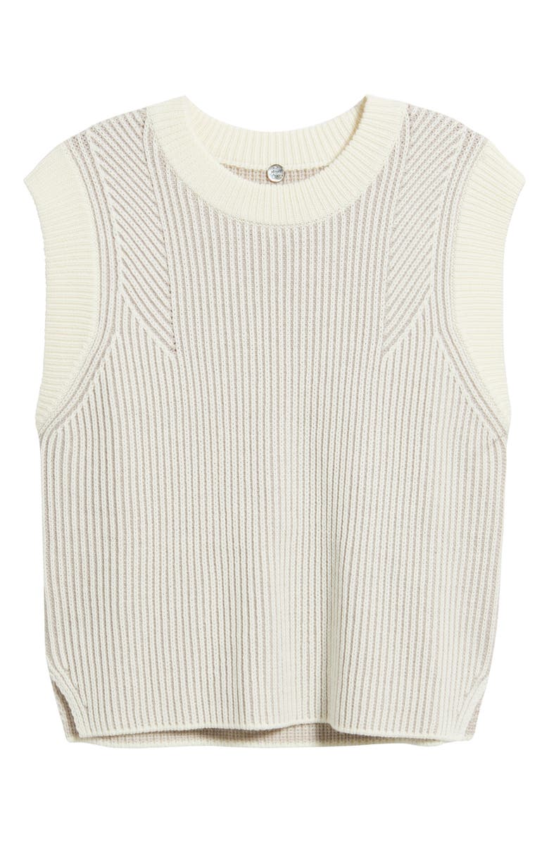 MARGARET O'LEARY Jeanine Rib Merino Wool Sweater Vest | Nordstrom