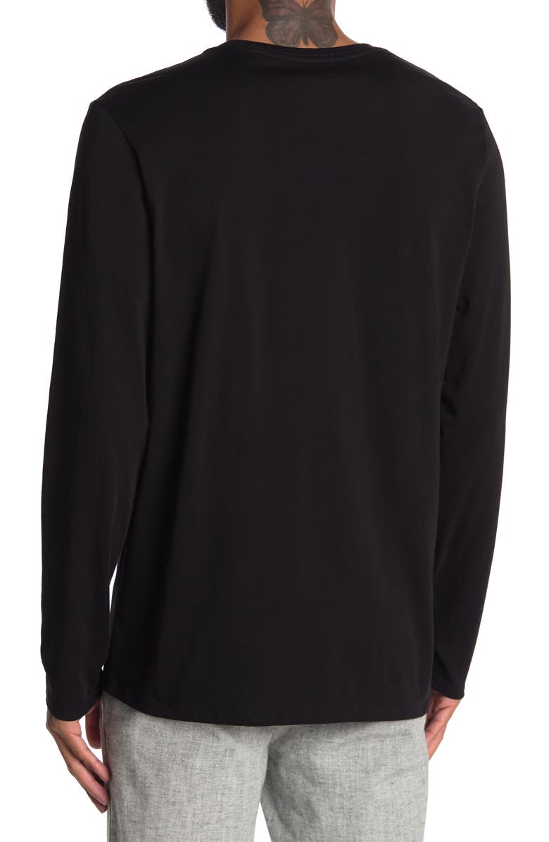 KARL LAGERFELD PARIS Outline Logo Long Sleeve T-Shirt | Nordstromrack