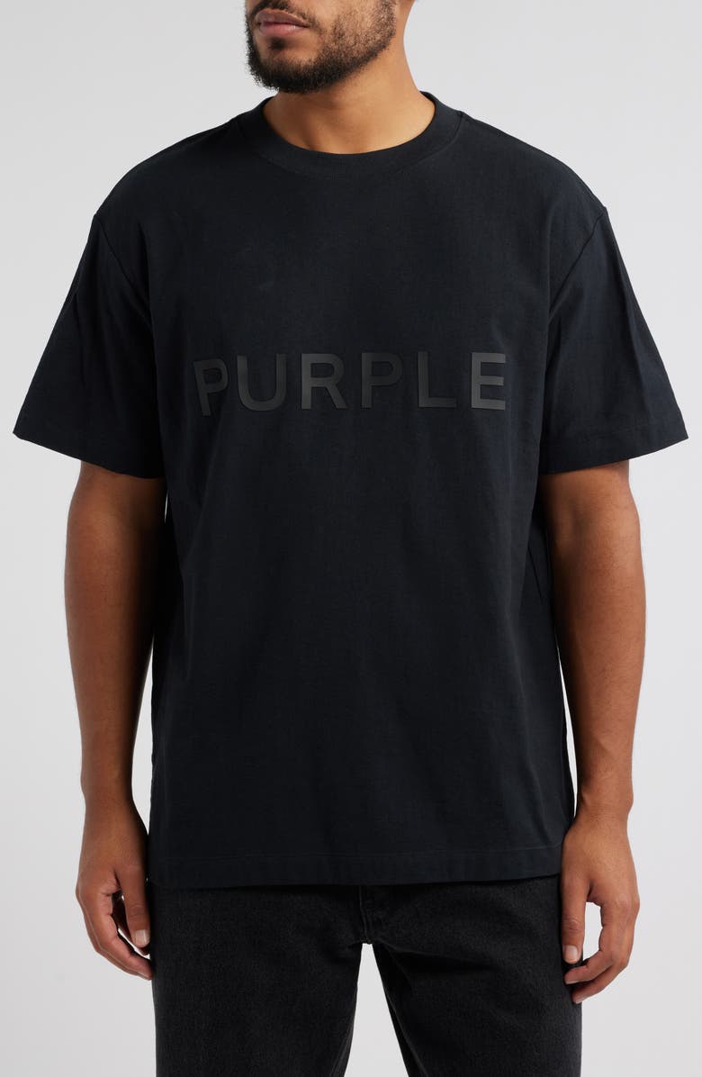 PURPLE BRAND Textured Logo Graphic T-Shirt | Nordstromrack