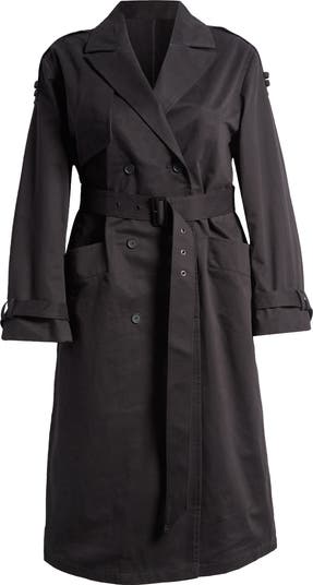 AllSaints Wyatt Cotton Trench Coat | Nordstromrack