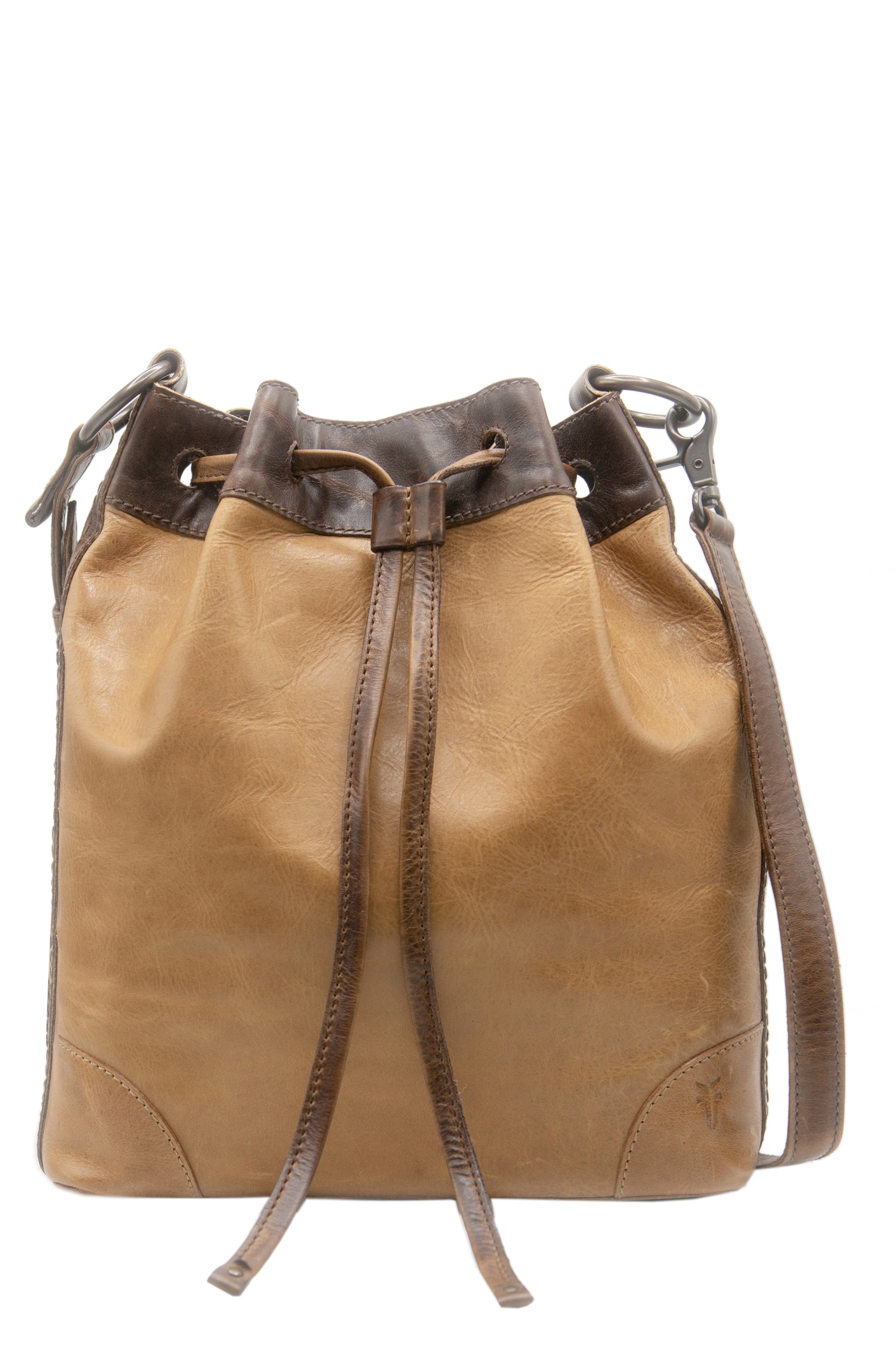 Frye Melissa Leather Drawstring Hobo Bag | Nordstromrack