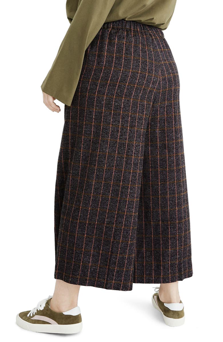 Madewell Huston Enbrook Plaid Pull-On Crop Pants | Nordstrom