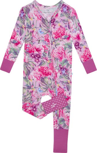 Posh Peanut Ellery Fitted Convertible One-Piece Pajamas | Nordstrom
