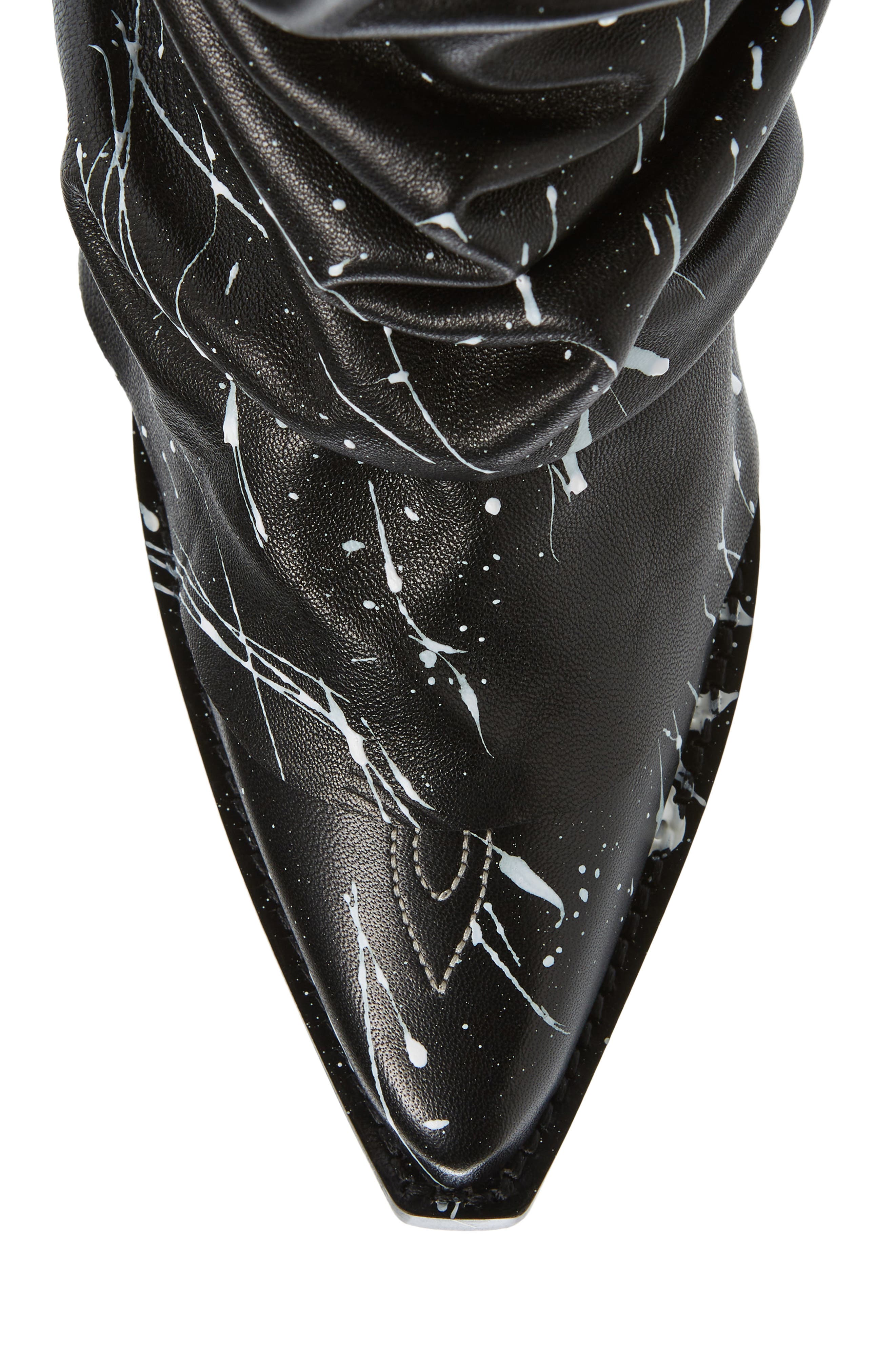 R13 Paint Spatter Sleeve Western Boot (Women) | Nordstrom