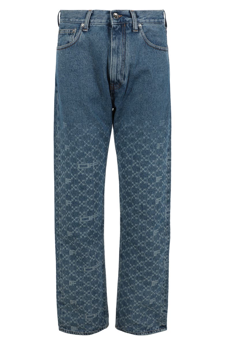 Off-White Monogram Skate Fit Cotton Jeans | Nordstromrack