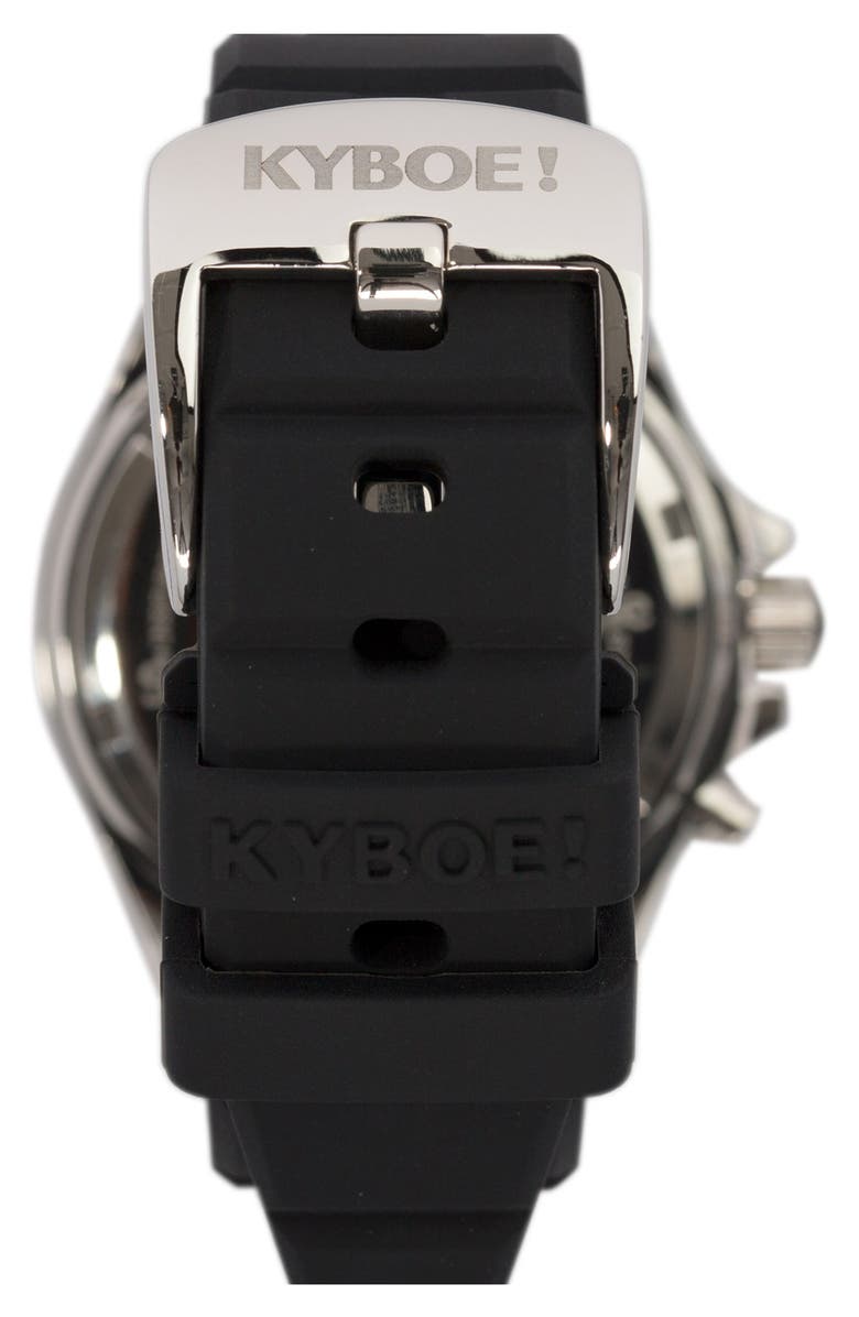 KYBOE! Silicone Strap Watch, 40mm | Nordstrom
