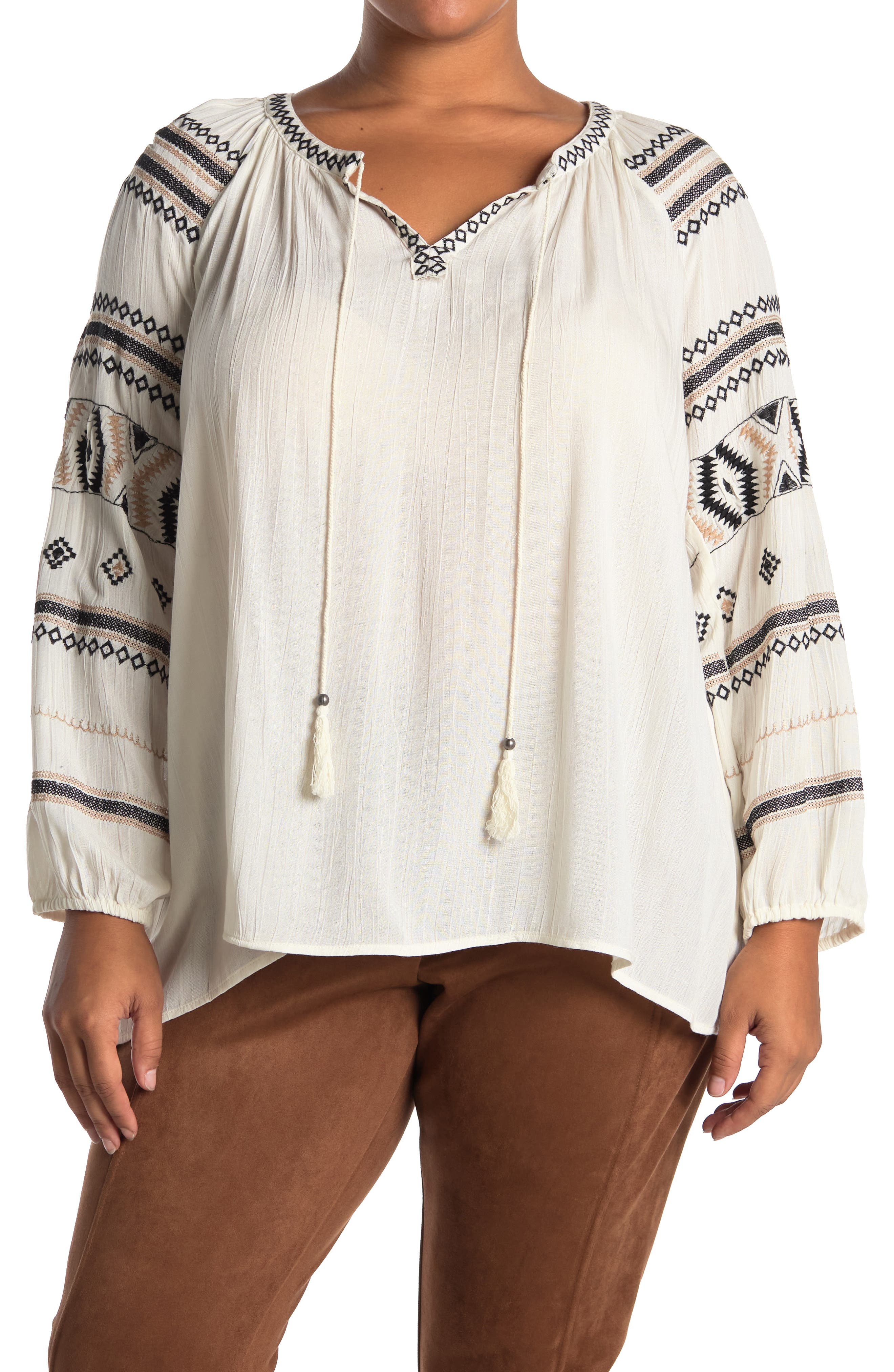Embroidered Peasant Top (Women) | Nordstromrack
