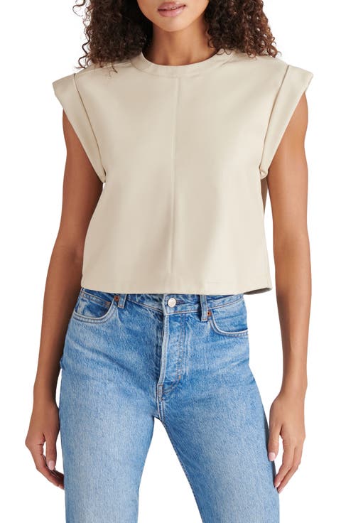 Women's Faux Leather Tops | Nordstrom