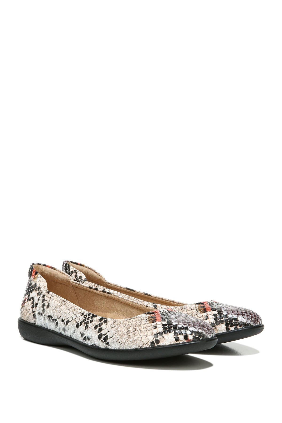 Naturalizer Flexy Snake Skin Print Flat - Wide Width Available ...
