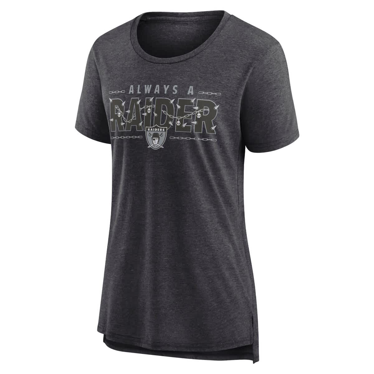 Nike Women's Nike Charcoal Las Vegas Raiders Vintage Graphic Tri-Blend ...