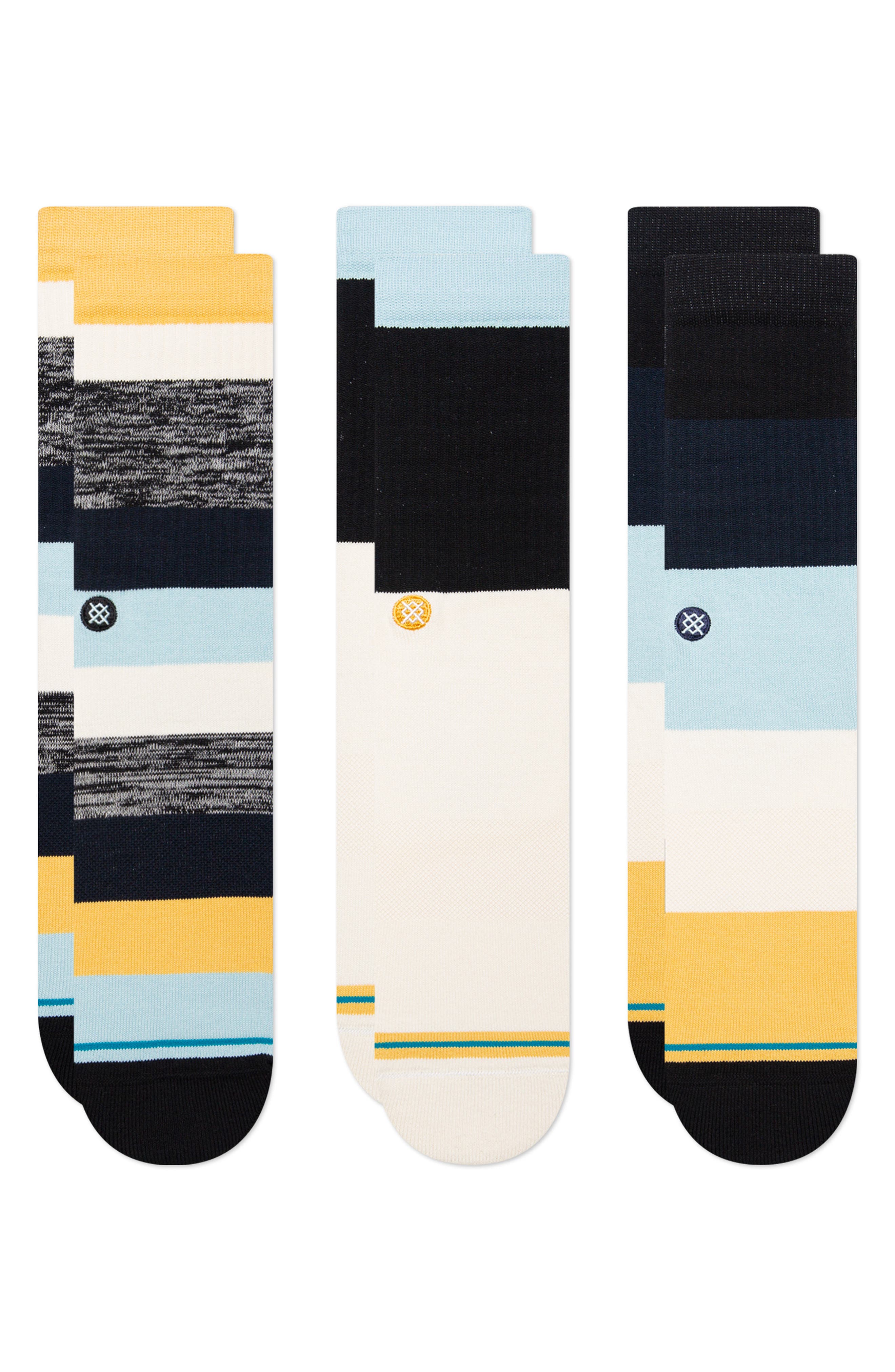 Stance Melbourne Assorted 3-Pack Crew Socks | Nordstrom