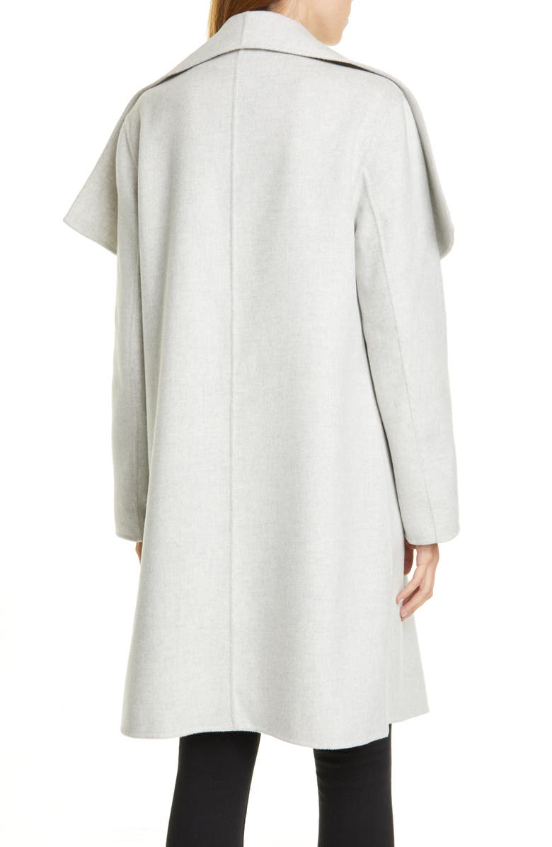 Nordstrom Signature Cascade Collar Double Face Wool & Cashmere Coat ...