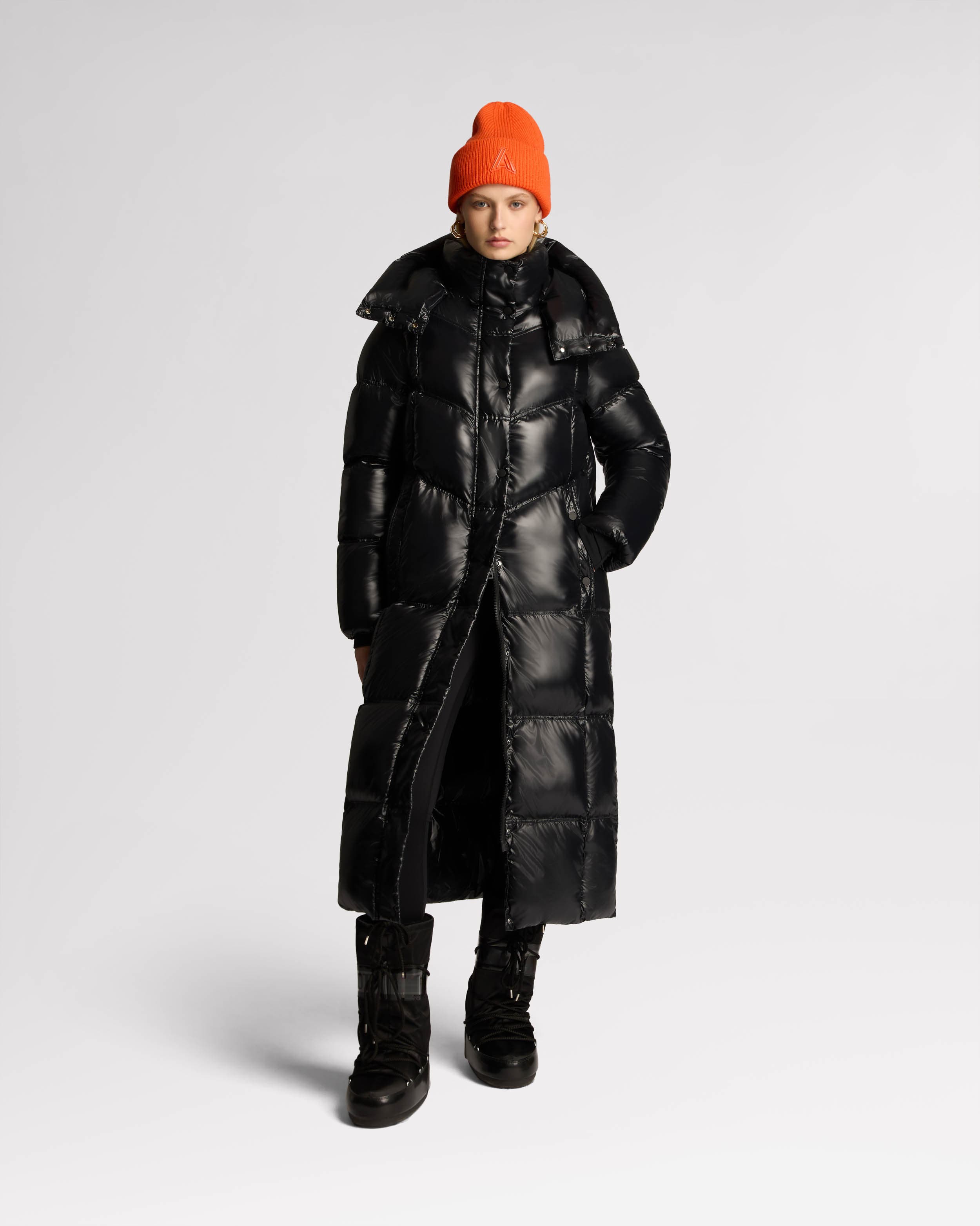 Alpenhaus Meribel Quilted Maxi Puffer with Removable Hood | Nordstrom