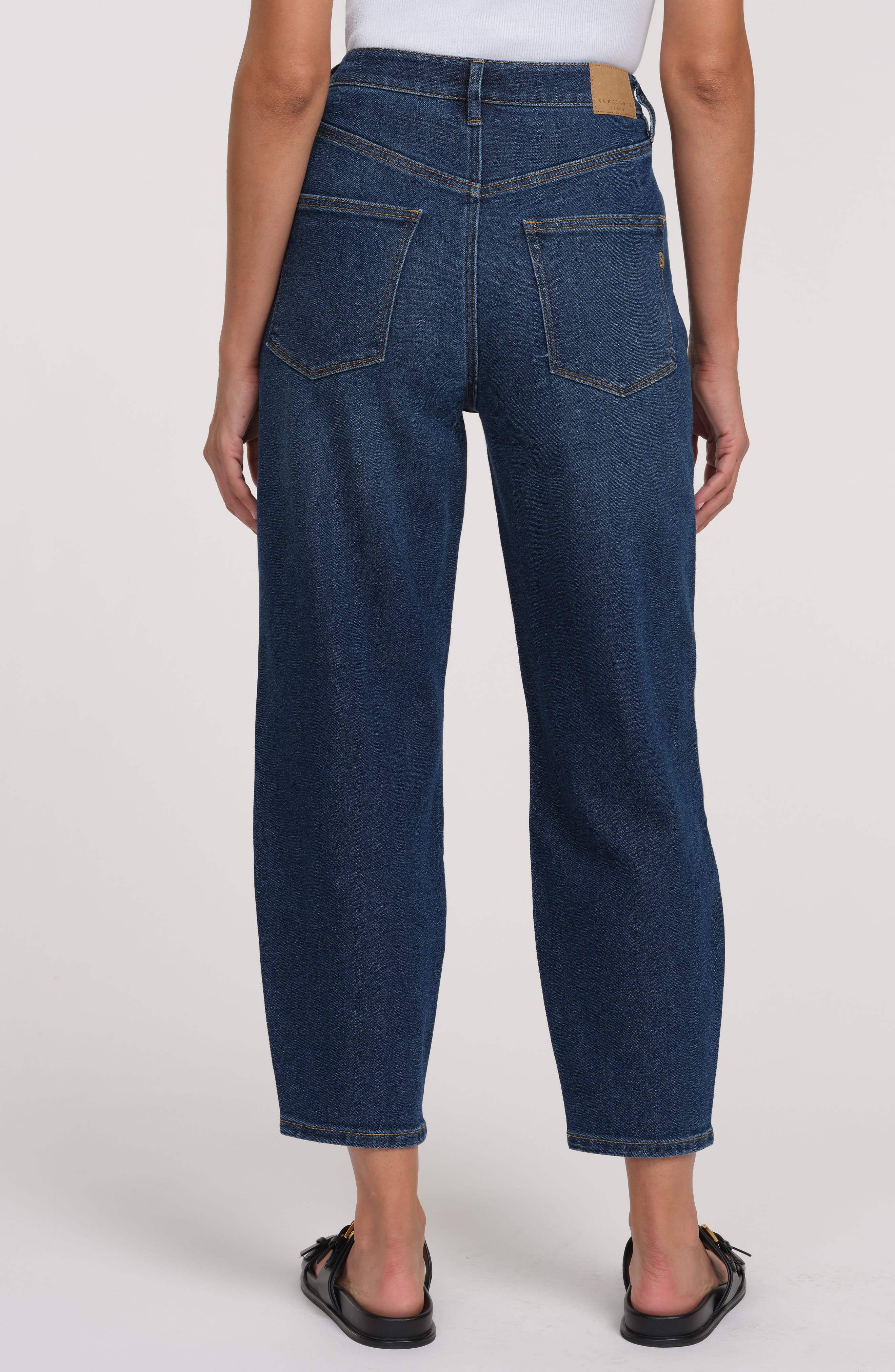 Sanctuary Denim High Rise Soft Barrel Side Seam Detail Jeans ...