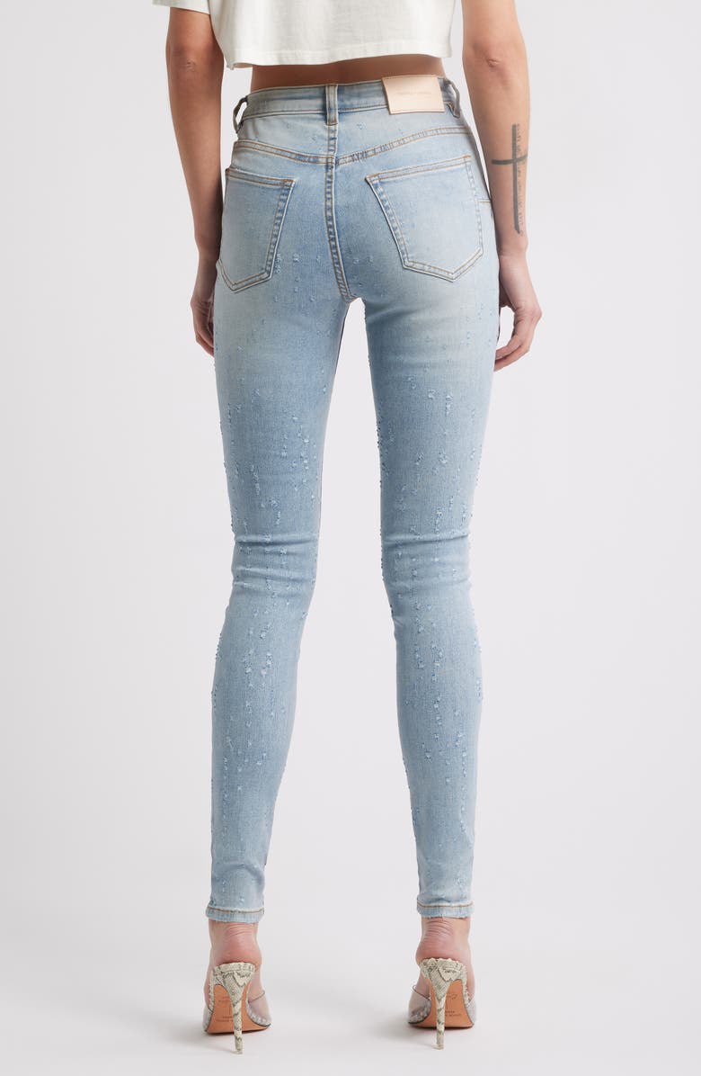 PURPLE BRAND Coated Skinny Jeans | Nordstromrack