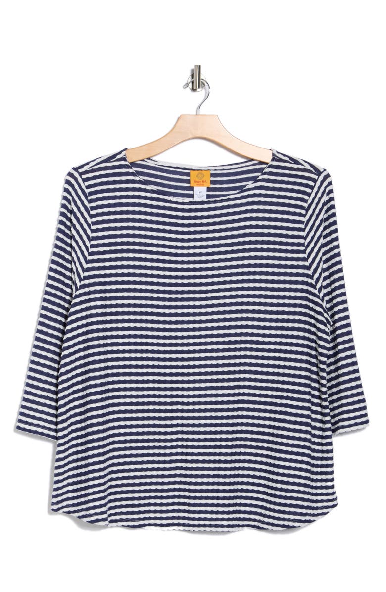 RUBY RD Textured Stripe Top | Nordstromrack