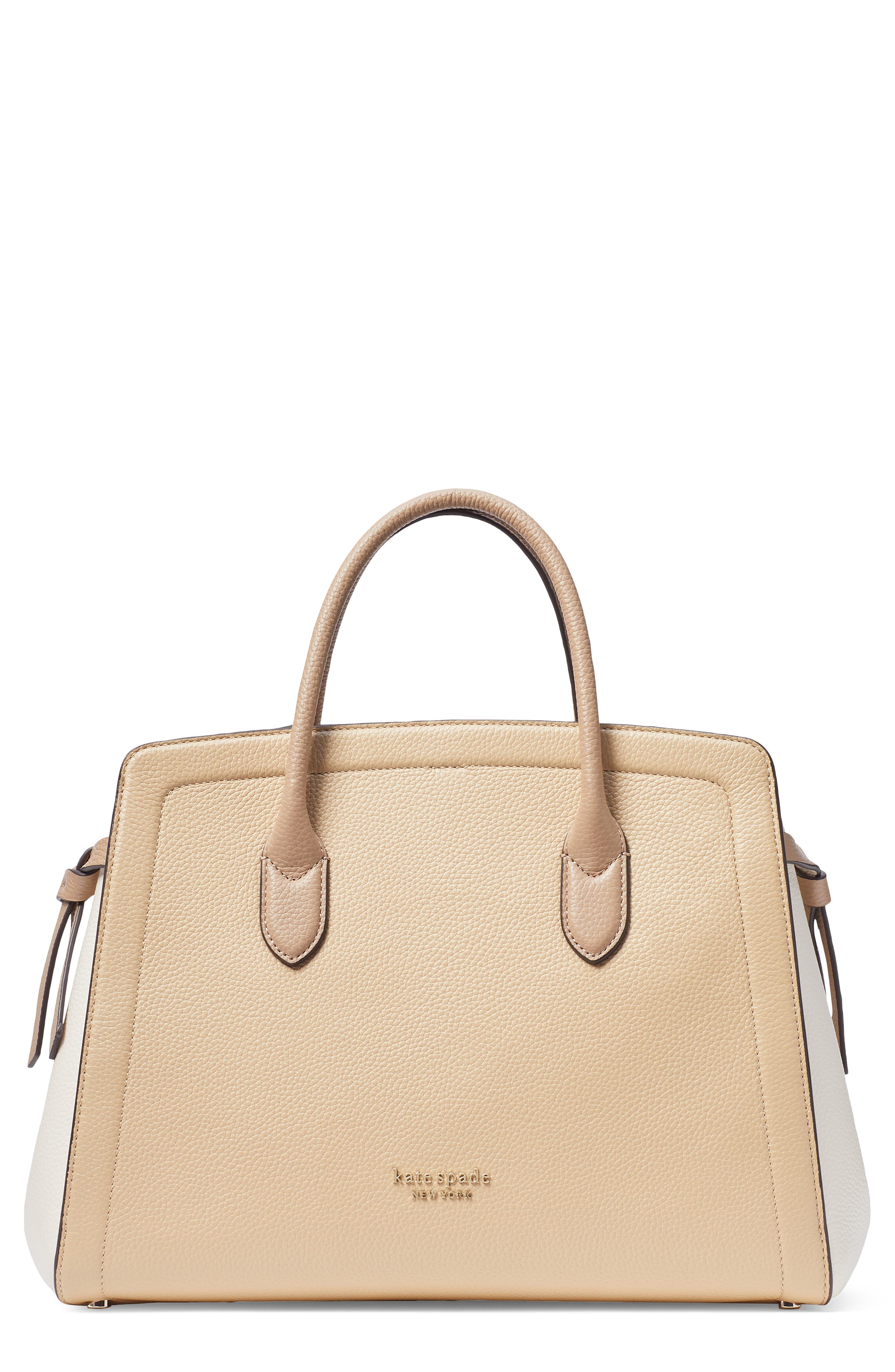 Kate Spade New York knott colorblock leather satchel | Nordstrom