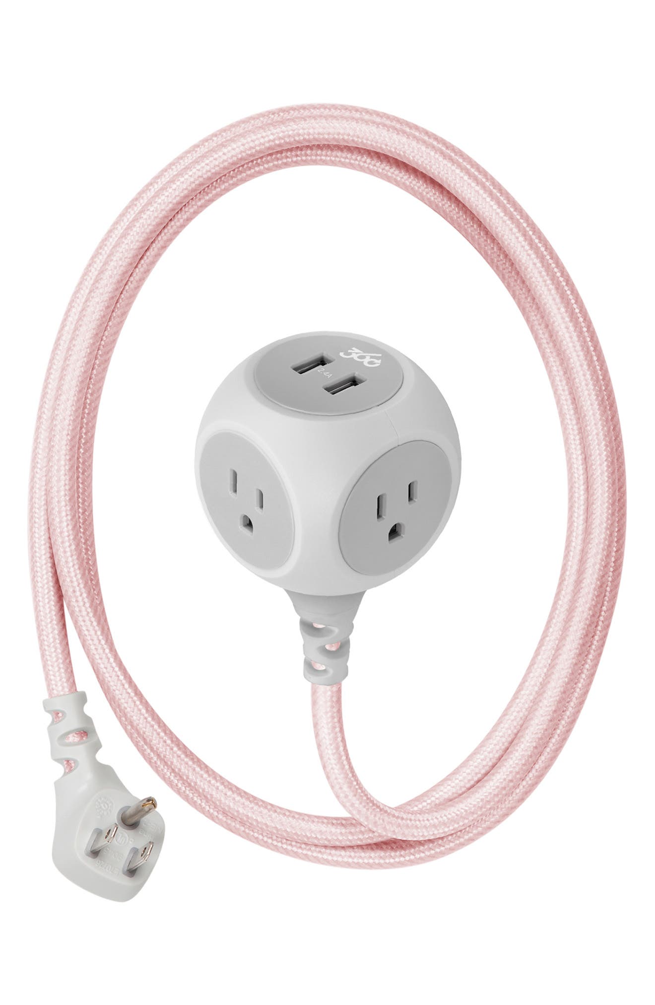HABITAT 12ft. Habitat Braided Extension Cord - Rose Gold | Nordstromrack