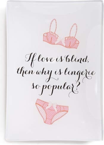 Ben's Garden 'Love Is Blind' Decorative Glass Tray | Nordstrom