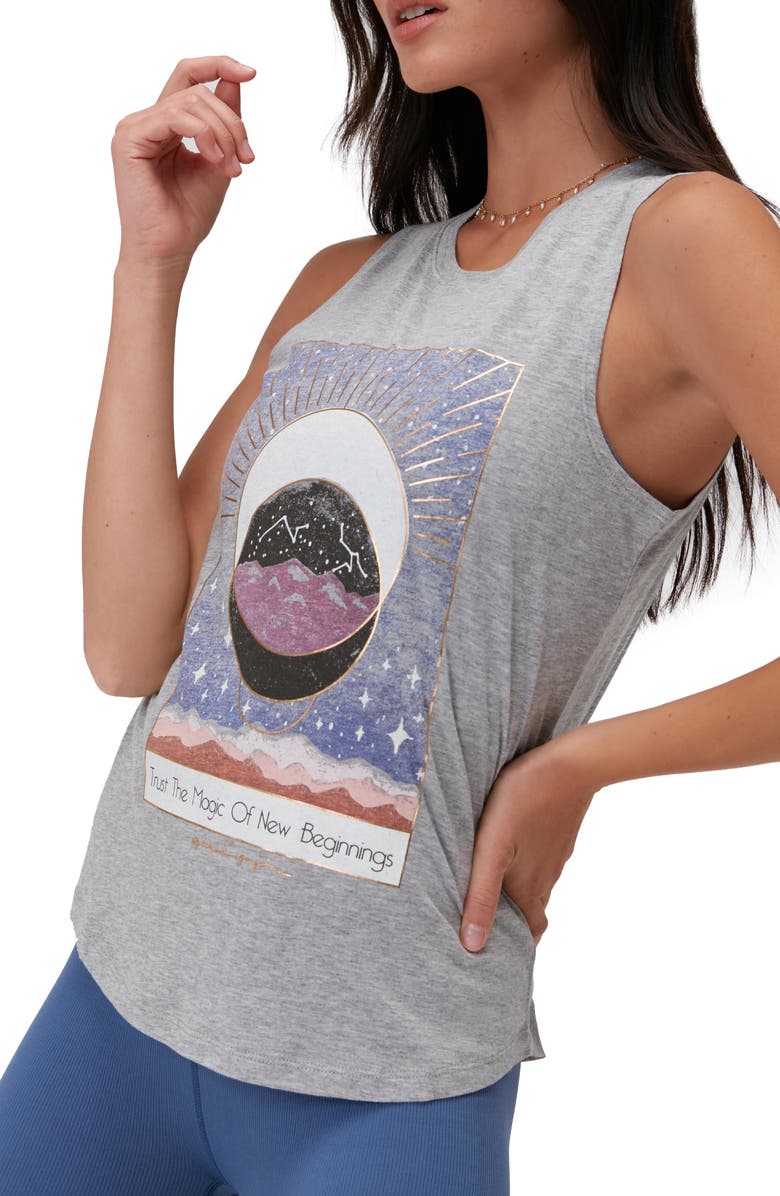 Spiritual Gangster Trust The Magic Cotton & Modal Muscle Tank | Nordstrom