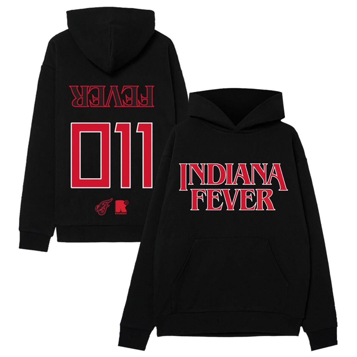round21 Unisex round21 Black Indiana Fever Stranger Things Premium ...