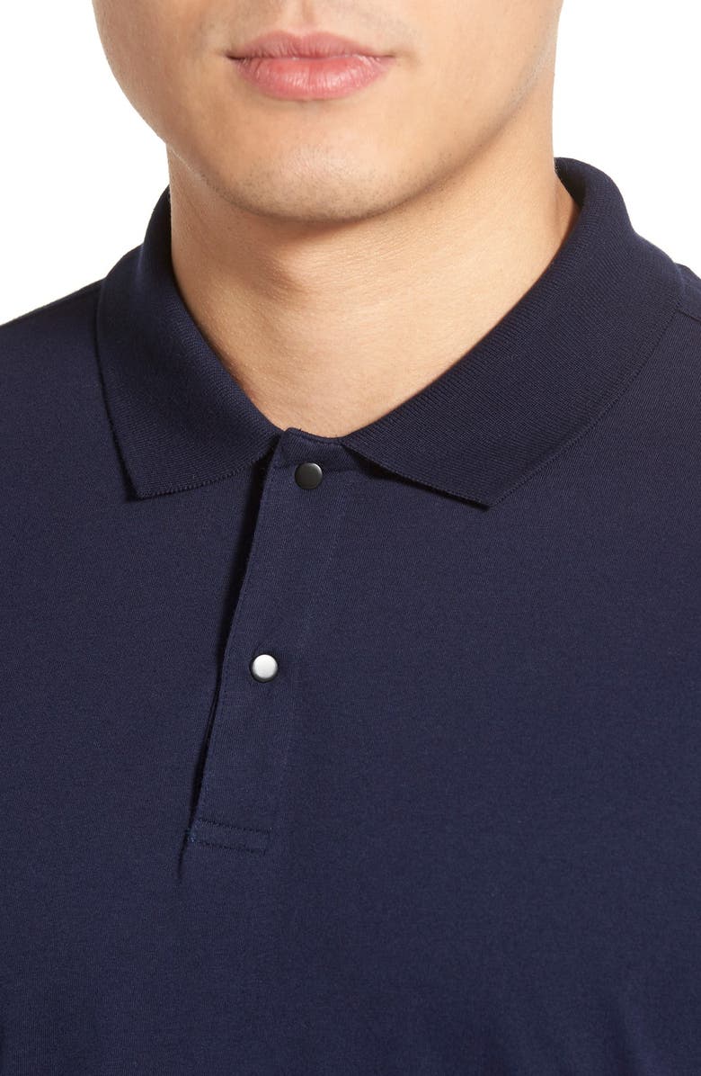 Kent and Curwen Kent & Curwen Trim Fit Side Panel Polo | Nordstrom