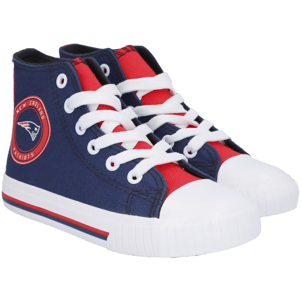 FOCO Youth FOCO New England Patriots High Top Canvas Shoe | Nordstrom
