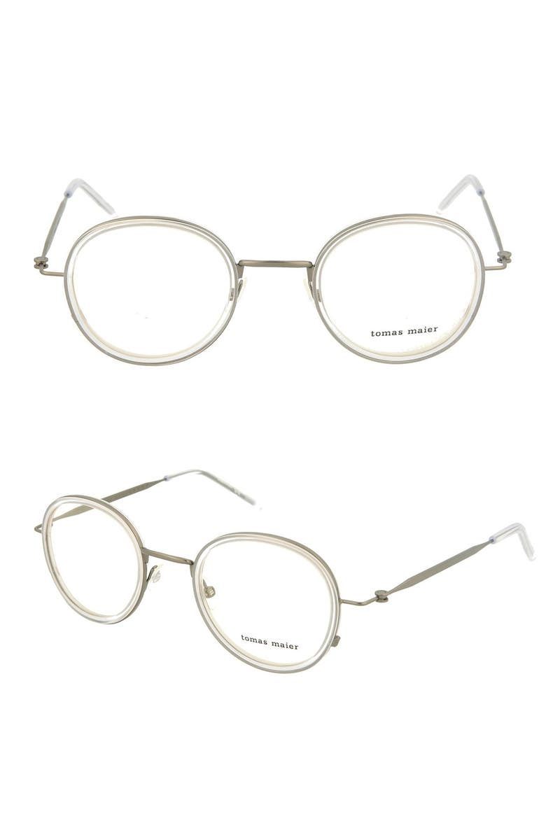 Tomas Maier 46mm Round Optical Frames | Nordstromrack
