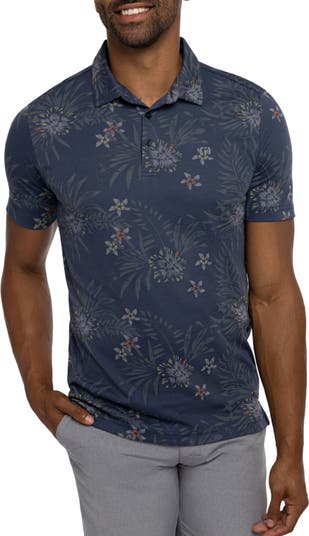 TravisMathew Calmer Waters Floral Piqué Polo | Nordstrom