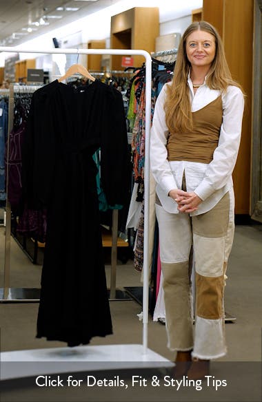 Petal & Pup Ginnee Long Sleeve Cutout Midi Dress | Nordstrom