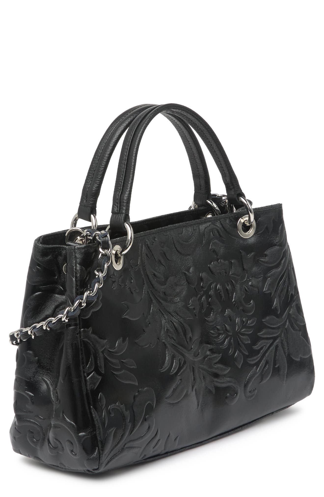 MASSIMO CASTELLO Embossed Leather Handbag (Men) | Nordstromrack