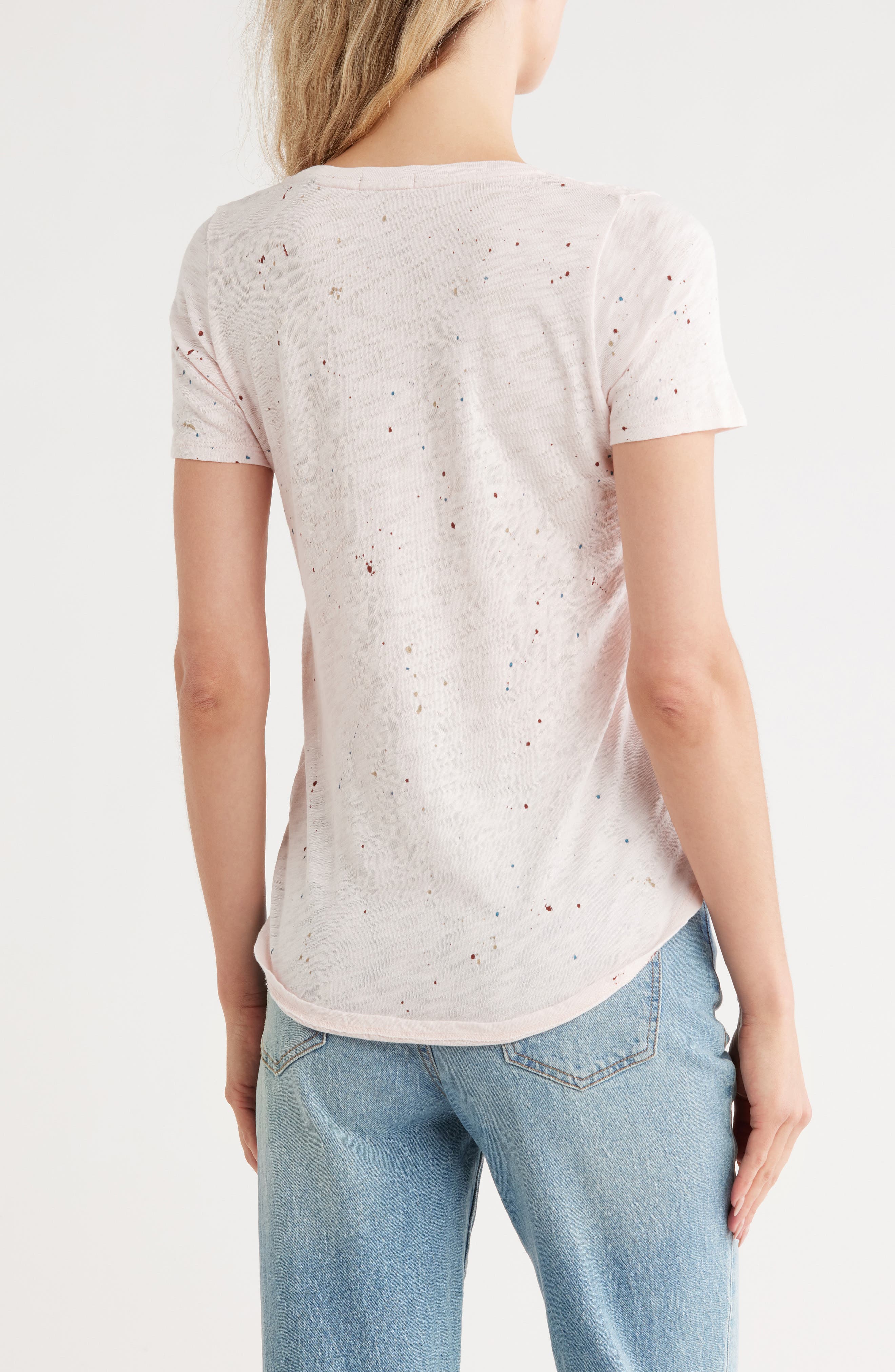 ATM Anthony Thomas Melillo Splatter Cotton Slub Jersey T-Shirt ...