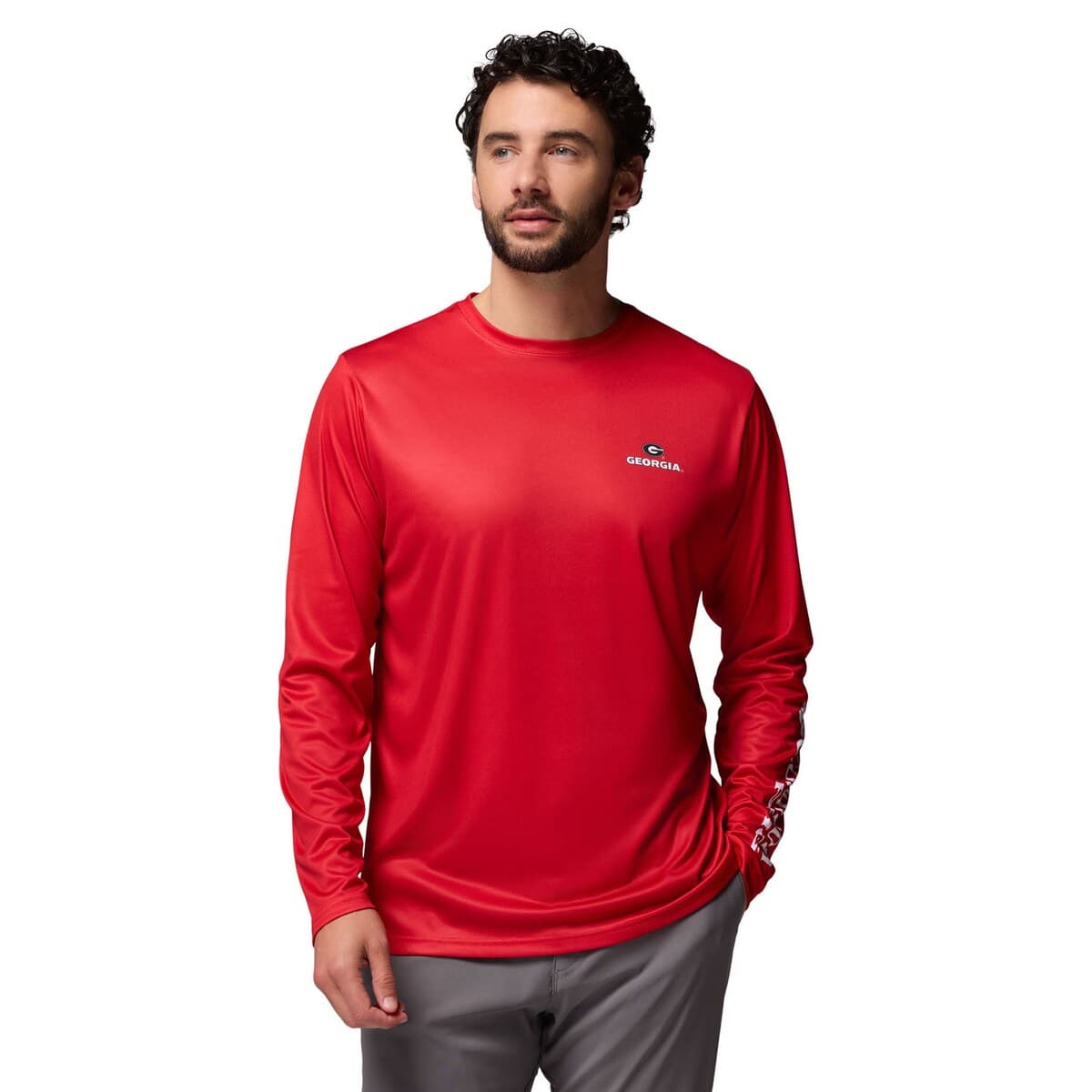 Columbia Men's Columbia Red Georgia Bulldogs PHG Terminal Shot Long ...
