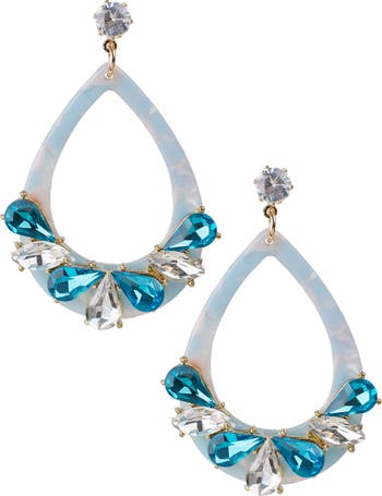 JARDIN Resin Pear Shaped Drop Earrings | Nordstromrack