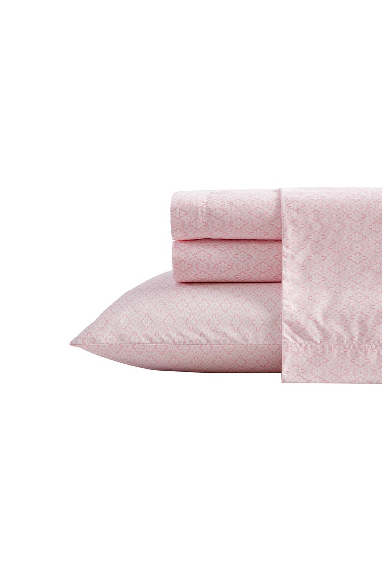 Diamond Lace 200 Thread Count Cotton Percale Sheet Set | Nordstromrack