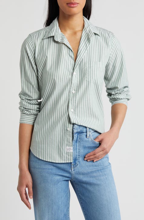 Women's Button-Up Striped Tops | Nordstrom