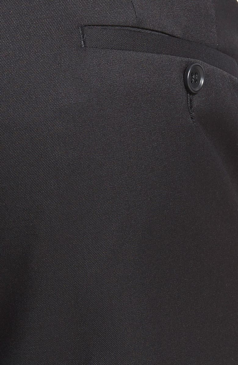 NORDSTROM MEN'S SHOP Flat Front Wool Trousers | Nordstromrack