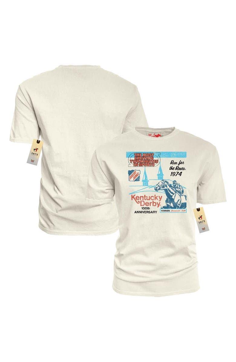BLUE 84 Men's Blue 84 Cream Kentucky Derby 150 Throwback Most Exciting ...