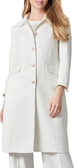 KASPER Tweed Long Duster Topper Jacket | Nordstrom