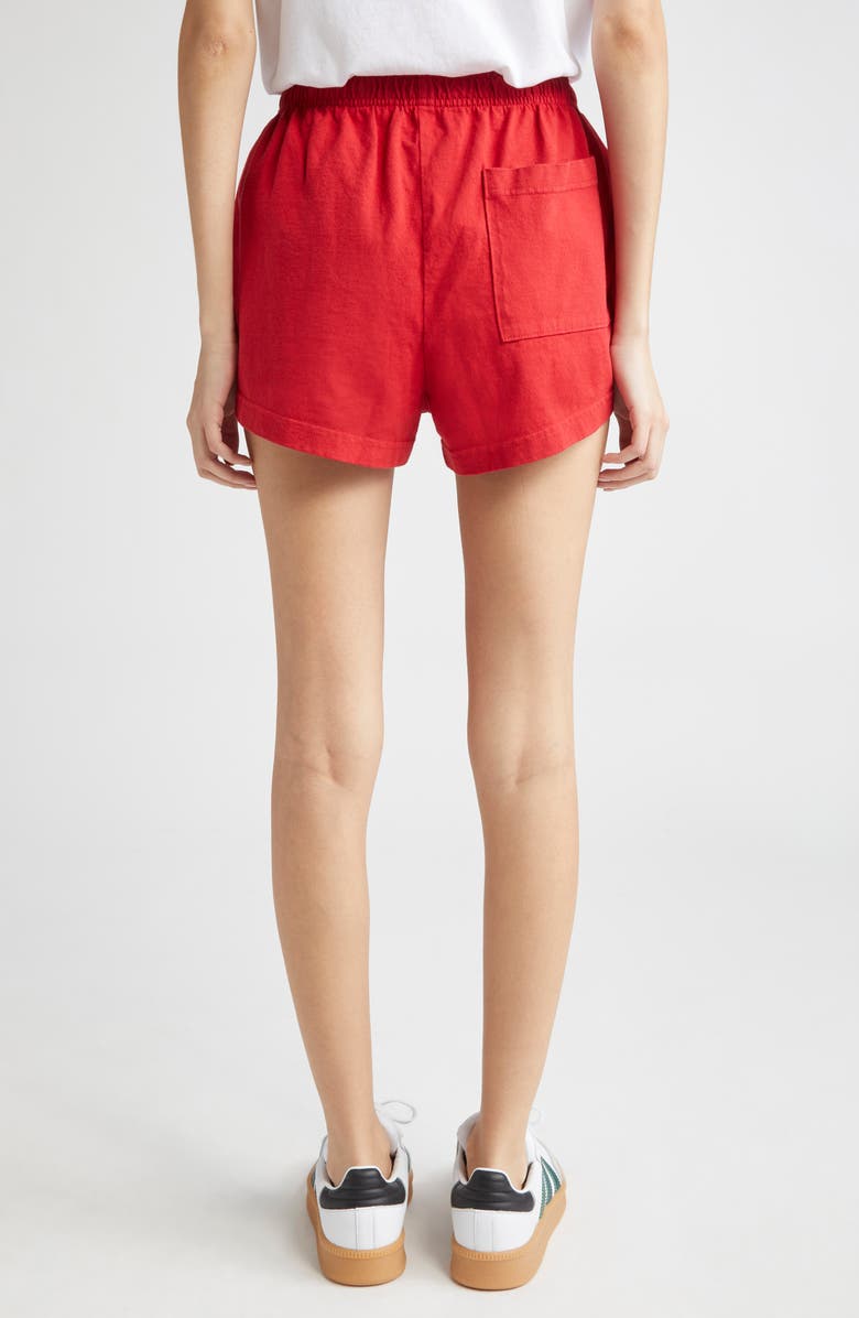 Sporty & Rich Varsity Crest Disco Graphic Shorts | Nordstromrack