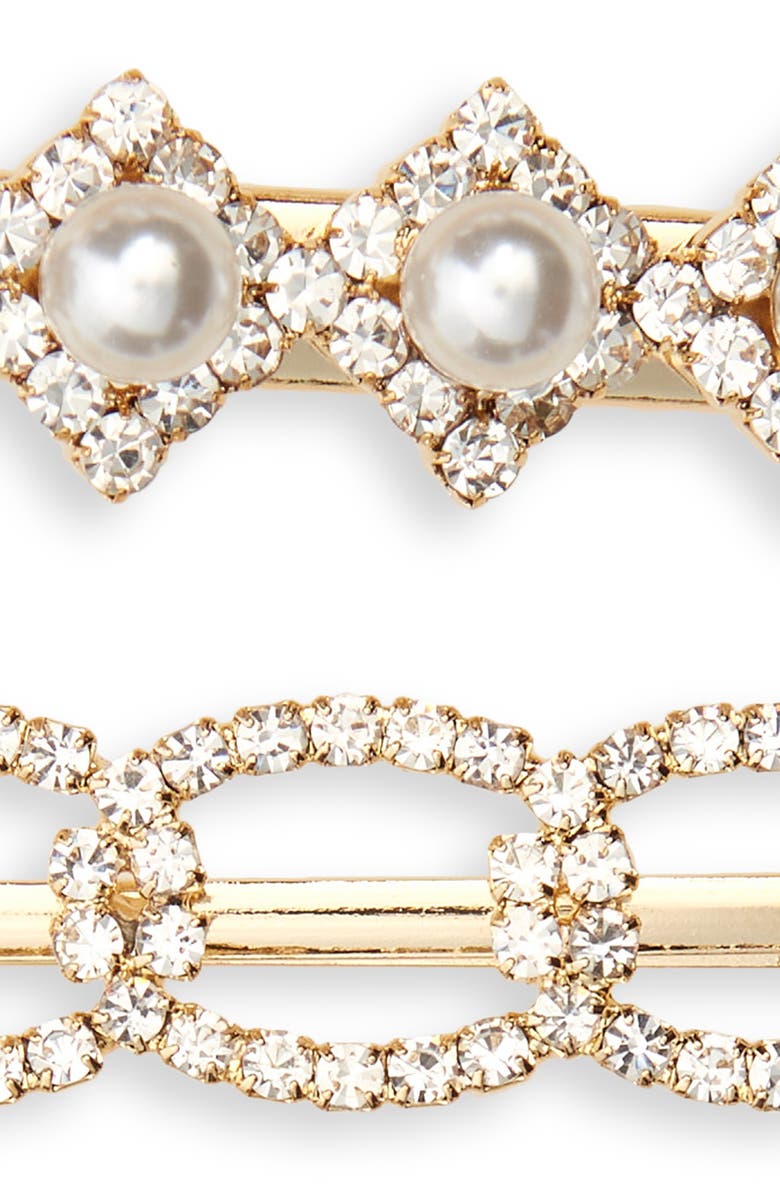 Tasha Assorted 4-Pack Rhinestone & Pearly Bead Hair Clips | Nordstromrack