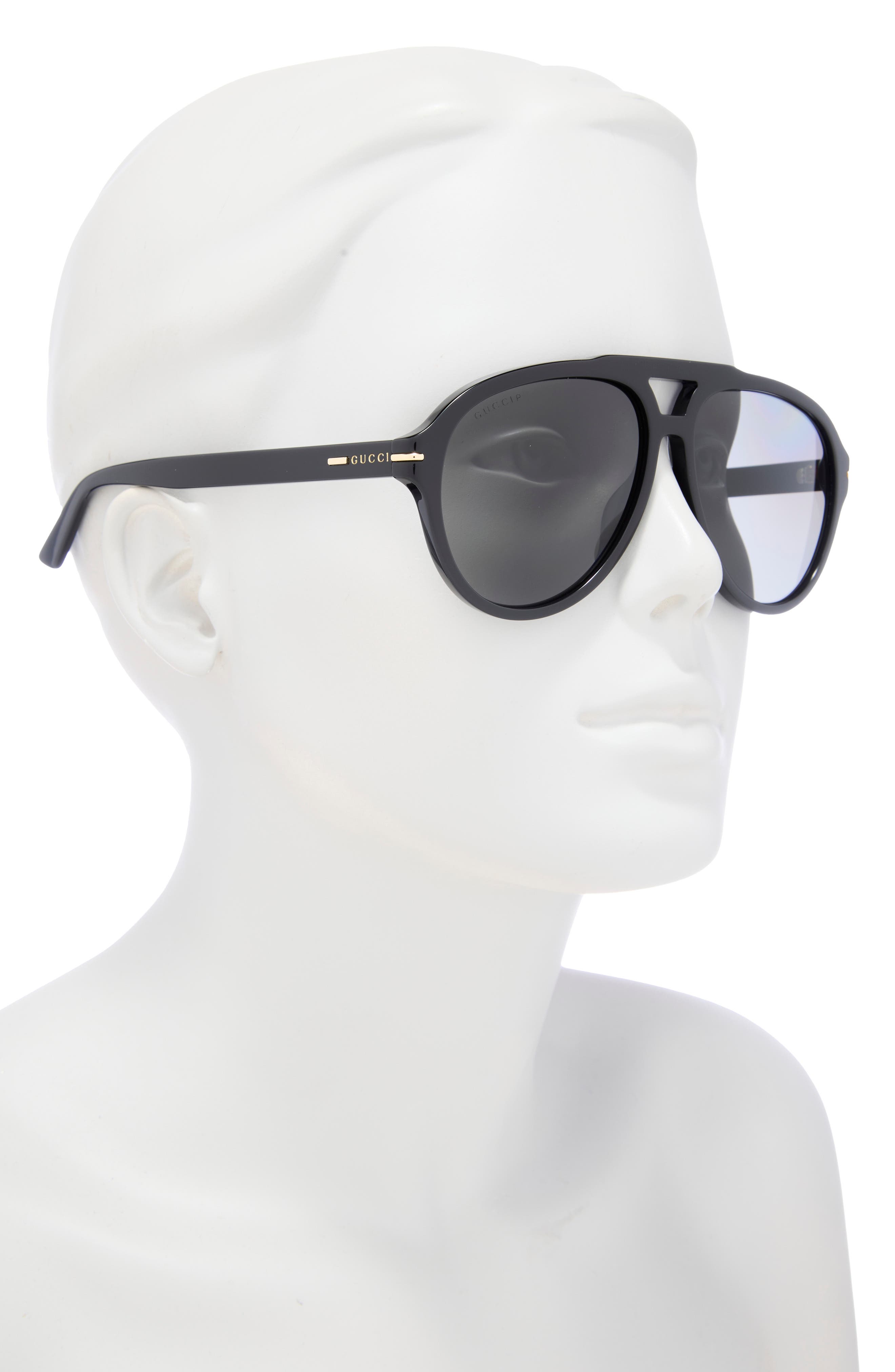 Gucci 58mm Aviator Sunglasses | Nordstromrack
