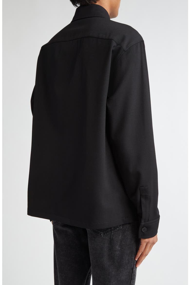 Couture Label Grain de Poudre Button-Up Overshirt (Men) | Nordstromrack
